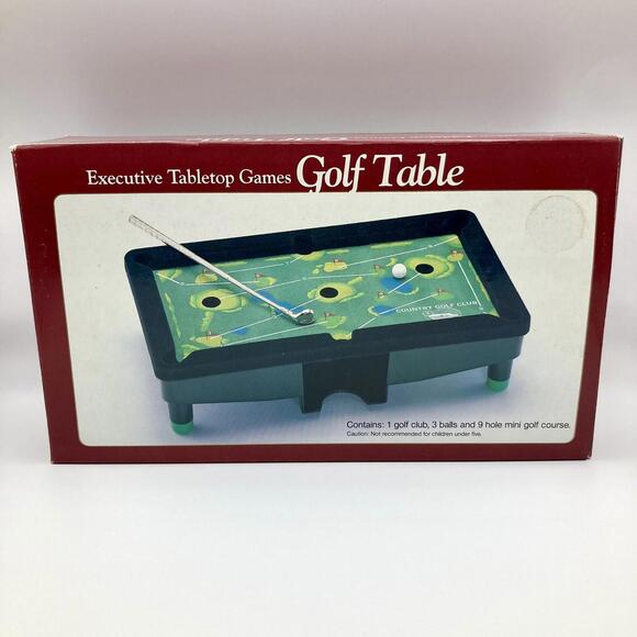 Games | Vintage Great Condition Mini Golf Table By Executive Table Top ...